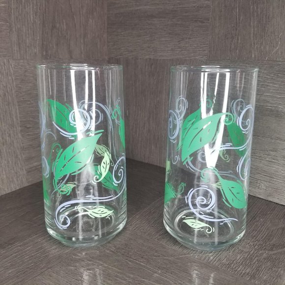 Libbey | Dining | Vintage Libbey Crisa Drinking Glass Tumblers 6 Oz ...